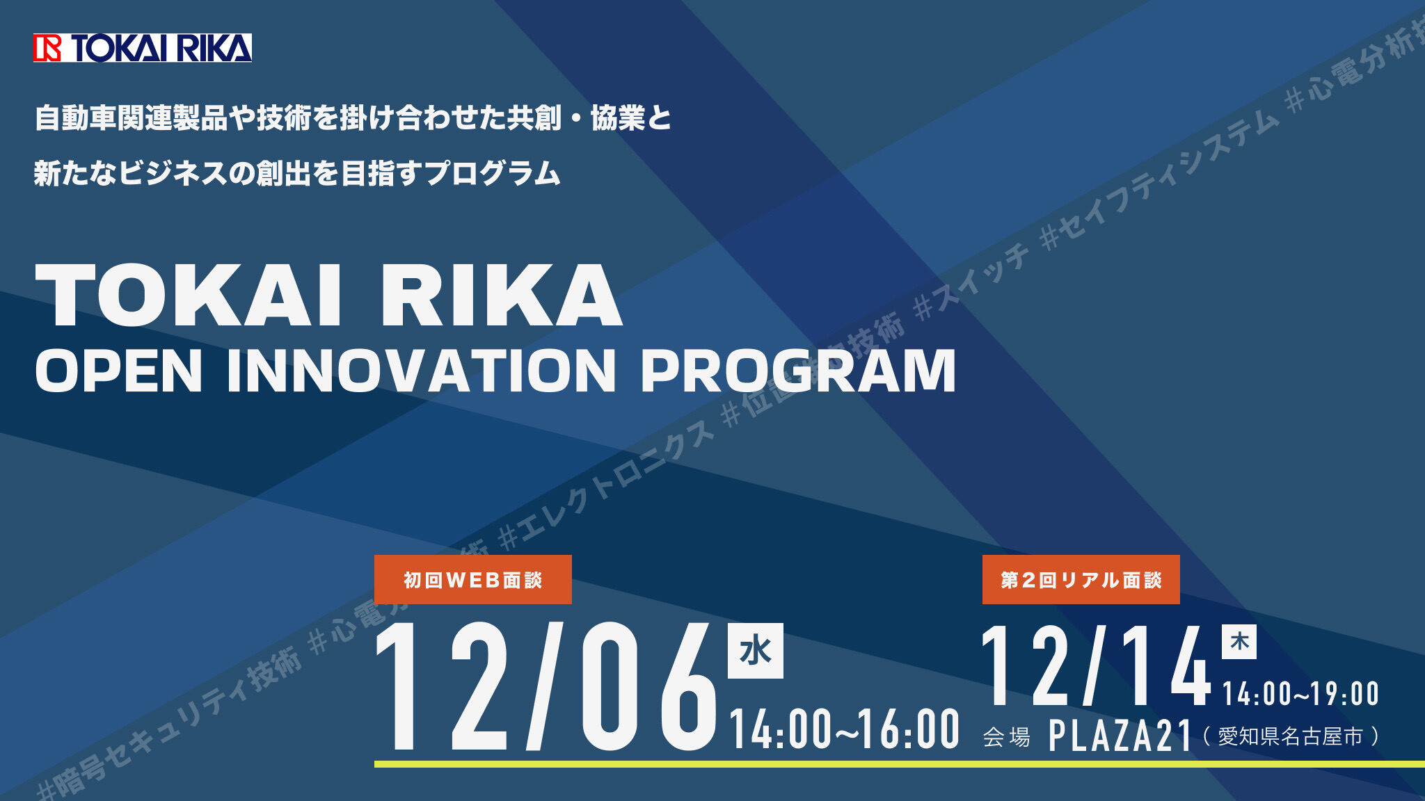 TOKAI RIKA | OPEN INNOVATION PROGRAM